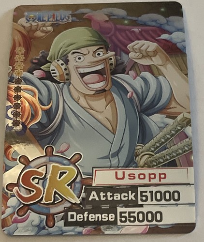 USOPP SR Holo Foil ONE PIECE Anime TCG CCG Collectible Card | eBay