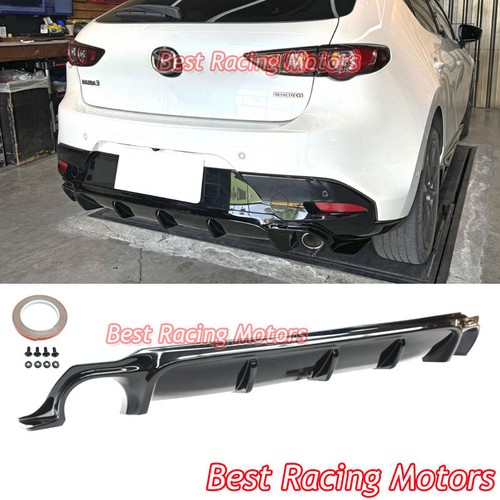 For 2019-2026 Mazda 3 5dr Hatchback MP Style Rear Bumper Diffuser Lip ...