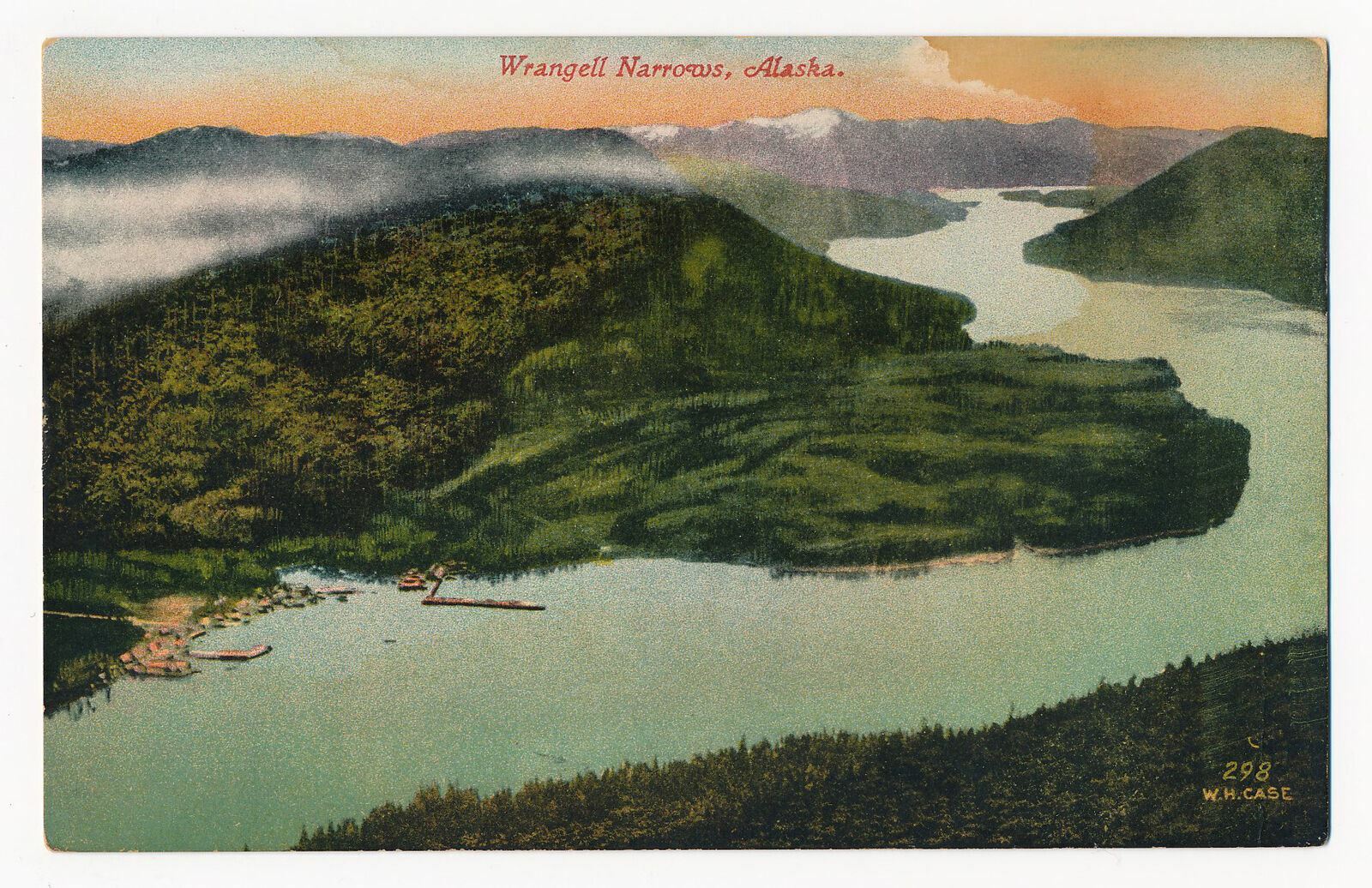 Panoramic View of Wrangell Narrows, Alaska ca.1910 | eBay