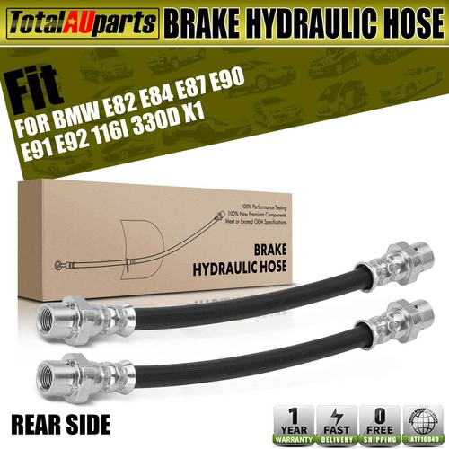 2x Rear Brake Hydraulic Hose for BMW E90 E91 E92 E93 E87 E88 E82 118i 320i M3 X1 | eBay