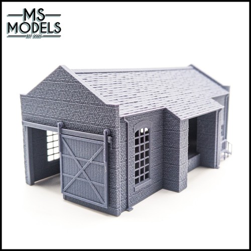 N/TT120 LMS Goods Shed for Model Railway/Diorama/Scenery suits Hornby ...