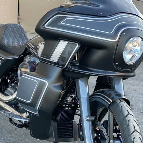 Lower Fairings Harley FXR Dyna Cali Club Style Street Bob Super Glide ...