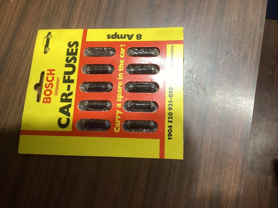 Bosch FP8 Auto Fuses - 8 Amp, 10-pack NOS | eBay