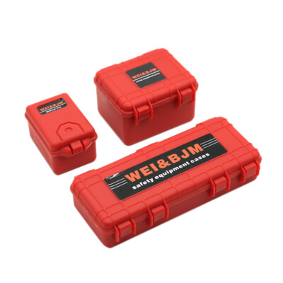 3Pcs Plastic Rc Car Storage Box Decoration Tool for Trx4 Axial Scx10 ...