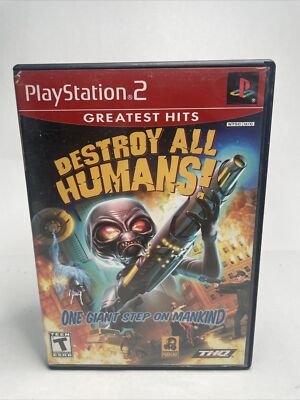 Destroy All Humans! (Sony PlayStation 2 PS2 2005) Greatest Hits ...