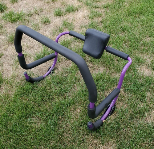 Original Purple Ab Roller Plus Crunch Rocker Abdominal Exercise Leg ...