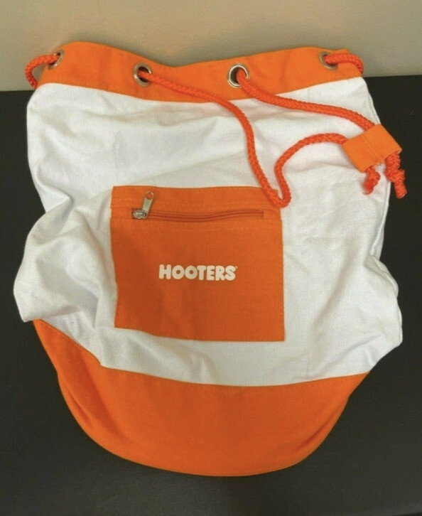 Hooters Restaurant Draw String Pull String Canvas Duf… - Gem