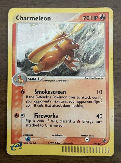Pokémon TCG Charmeleon EX Dragon 99/97 Holo Secret Rare for sale online ...