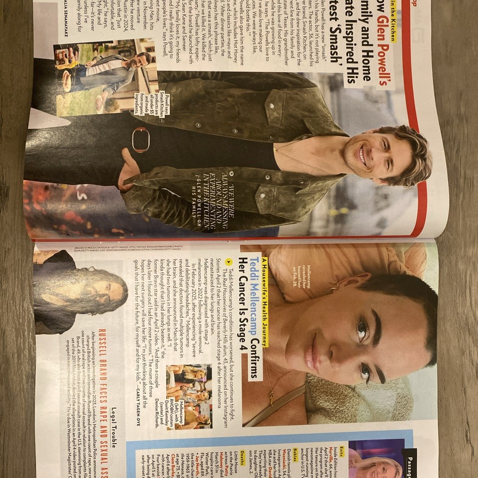 People 2025 magazine VAL KILMER Anjelica Huston AARON CARTER Brandon ...