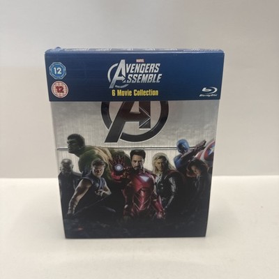 MARVEL'S Avengers Assemble 6 Movie Blu-ray Collection Box Set Plus ...
