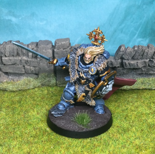 Space Wolves Wolf Guard Battle Leader - Painted - Warhammer 40K | eBay UK