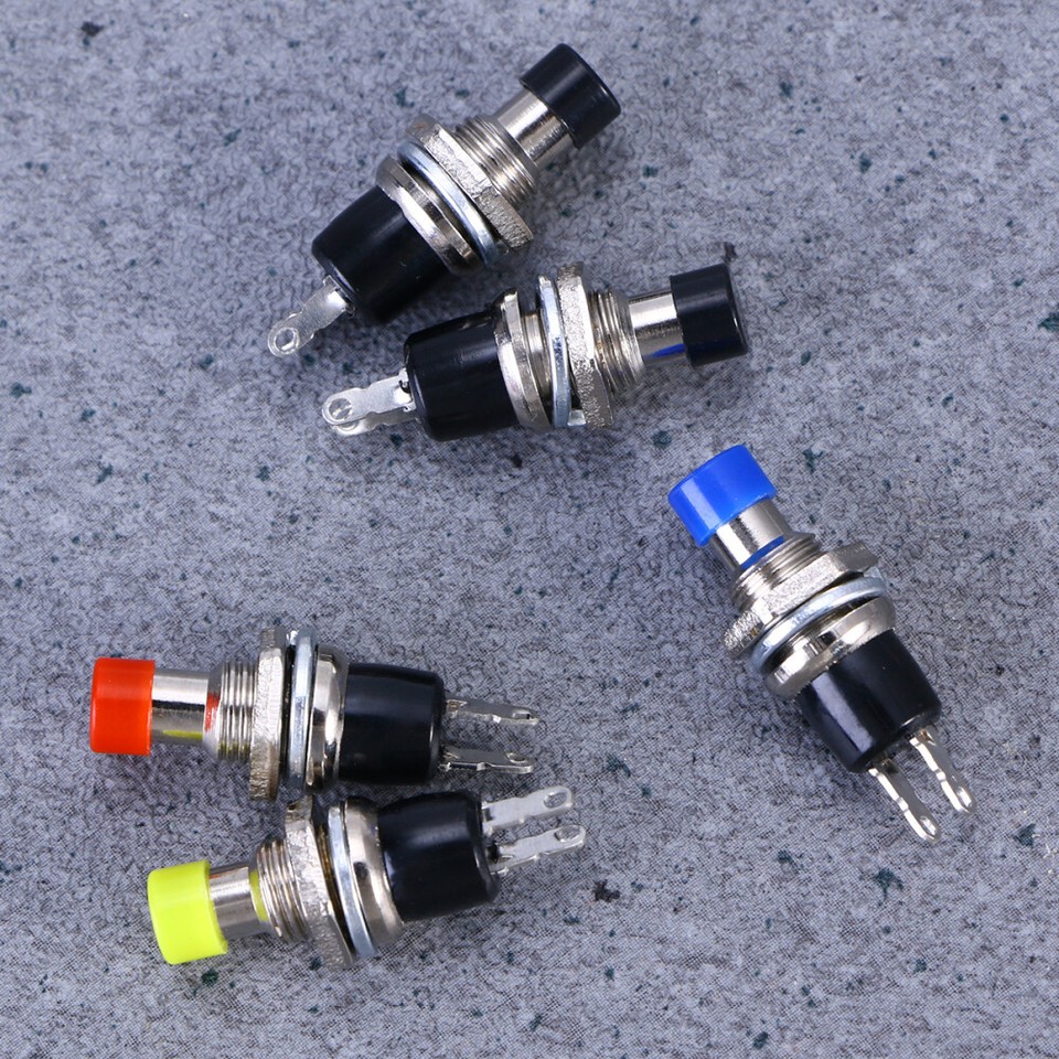 12 Pcs Spst Switch Micro Push Button Switch Normally Closed Momentary ...