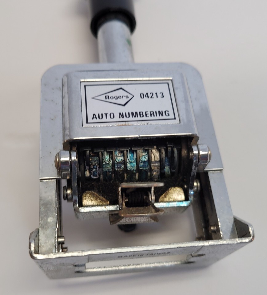 W.T. Rogers - Auto Numbering Metal Stamp 04213 6 Digit Auto Numbering ...