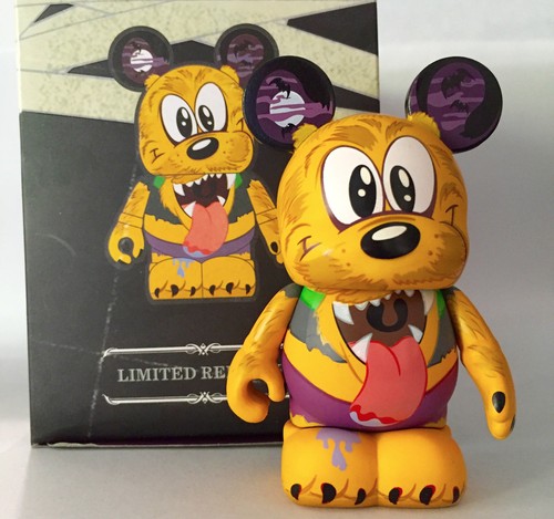 DISNEY VINYLMATION 3" HALLOWEEN SPOOKY 2 WEREWOLF PLUTO DOG 2012 TOY ...