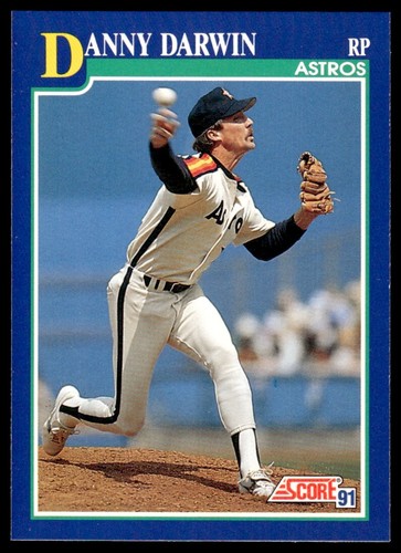 1991 Score Baseball Card Danny Darwin Houston Astros #51 | eBay