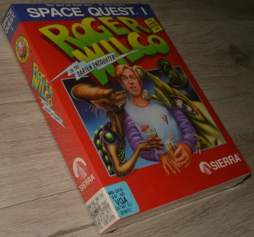 SPACE QUEST I Roger Wilco in the Sarien Encounter Sierra ~ IBM PC ...