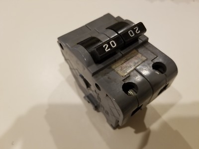 NA220 20 amp 2 pole UBInc Federal Pacific Electric STAB-LOK FPE Breaker ...