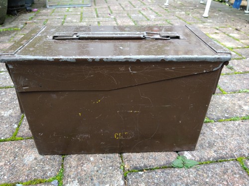 British Military 50 Cal Metal Ammunition Box H83 MK2 1985 | eBay UK