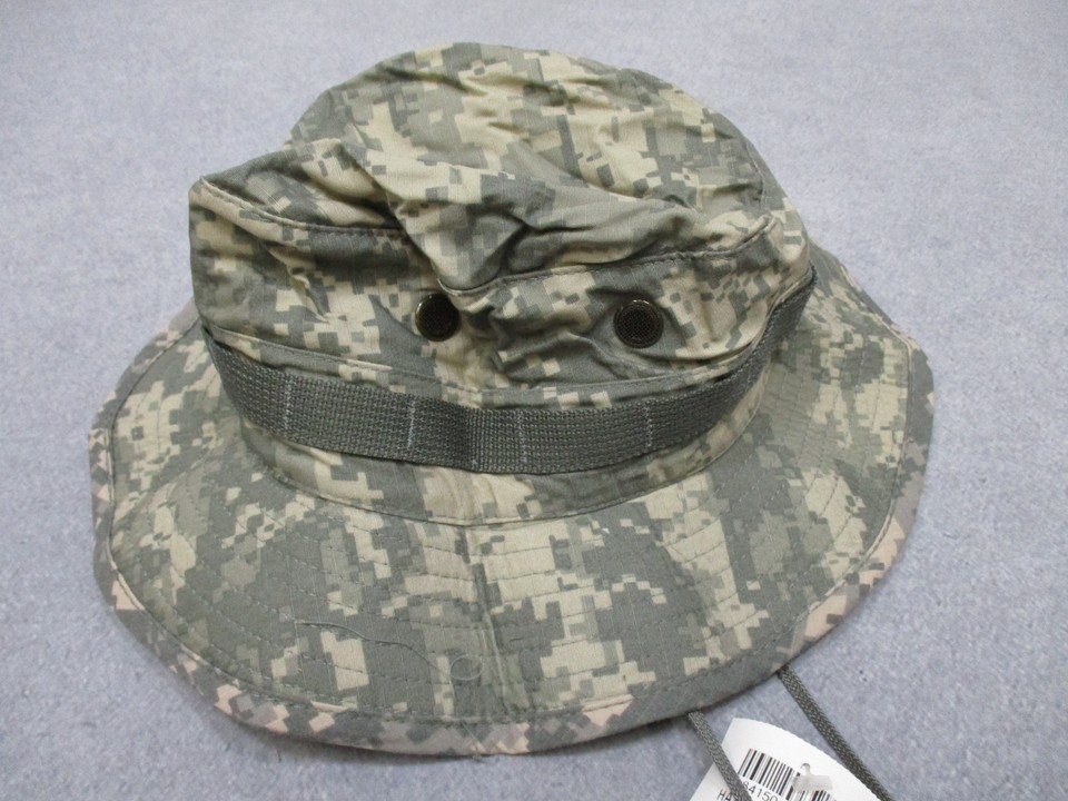 Boonie Cap Army Combat Uniform Type IV Sun Hat - Size 7 1/8 - Digital ...