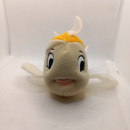 RARE VINTAGE Pinocchio CLEO Goldfish Beanbag 7" Plush Toy Disney Store ...
