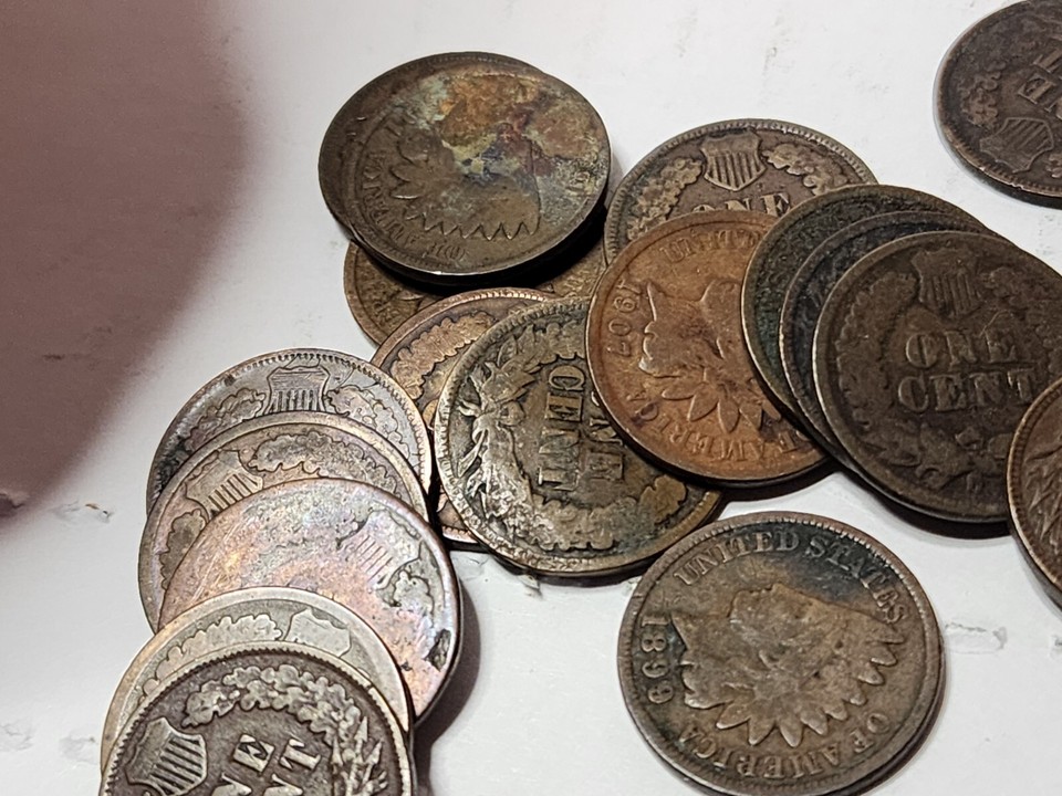 (167) Indian Head Cents *1960s New York Waitress Hoard* | eBay