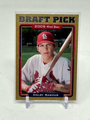 2005 Topps Baseball Colby Rasmus Gold Parallel Rookie RC Card #UH320 ...