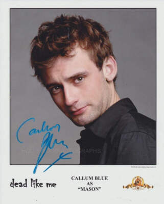 CALLUM BLUE - Dead Like Me GENUINE SIGNED AUTOGRAPH | eBay UK