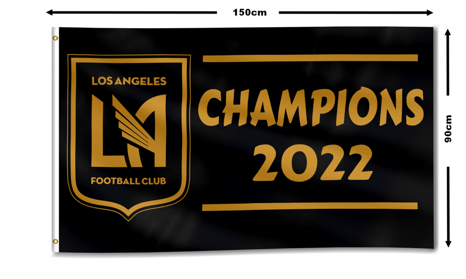 Los Angeles FC Flag 3X5 Ft Banner LAFC The Black and Gold Fans ...