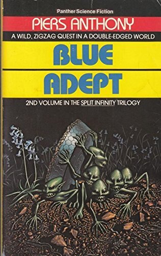 Blue Adept (Split infinity) by Anthony, Piers Paperback Book The Cheap ...