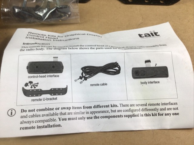 TAIT TMAA03-16 Control Head Remote Install Kit (TM8200) for sale online ...