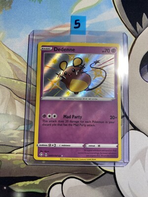 Pokémon TCG Dedenne Shining Fates SV051/SV122 Holo Shiny Holo Rare NM ...