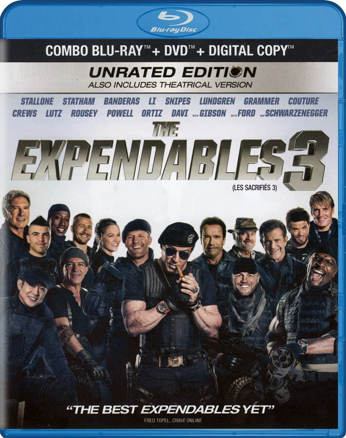 Expendables 3 Blu Ray