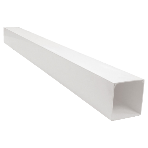 PVC Plastic Trunking 3 Meter Length Maxi 2x2" 4x2" 3x3" 4x4" + End cap ...