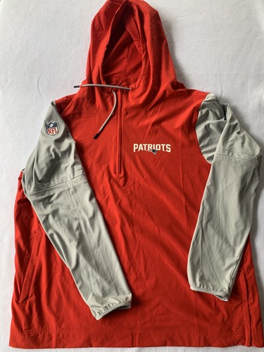Nike New England Patriots Full Zip Jacket Men’s 2XL Red Gray NFL ...