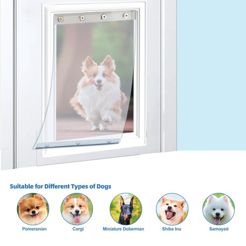 2 Pack Dog Door Replacement Flaps Compatible with Ruff Weather XL Dog ...