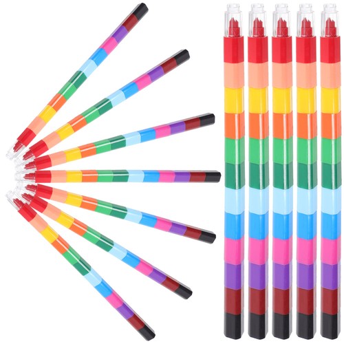 24pcs 12 Different Color Creative Coloring Crayons Crayon Crayon | eBay UK