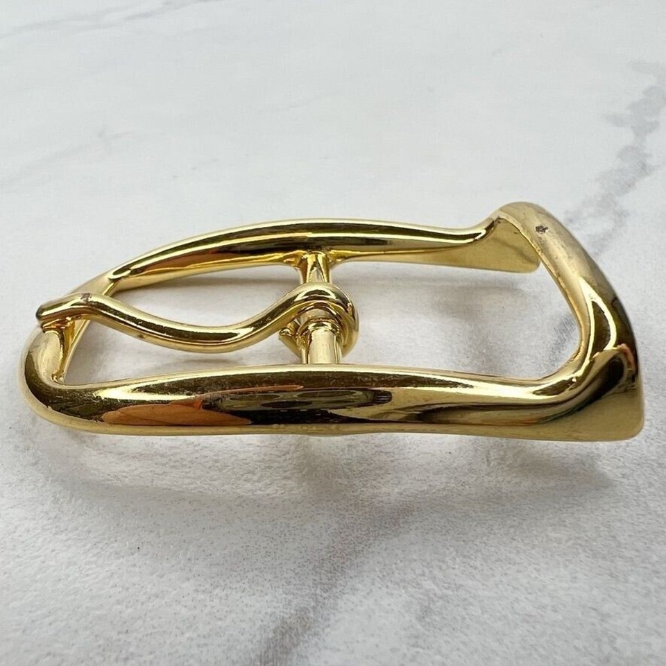 Vintage Gold Tone Simple Basic Belt Buckle for up to 1 Inch Belt | eBay