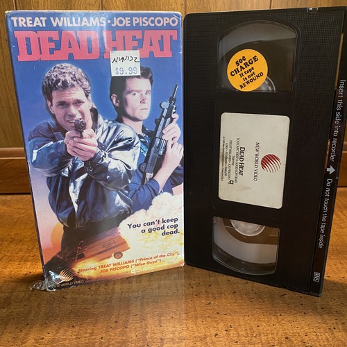 Dead Heat VHS Joe Piscopo Rare Zombie Horror Comedy New World Video OOP ...