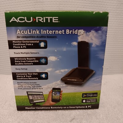 AcuRite 09150M Aculink Portable Internet Bridge Weather Monitor | eBay