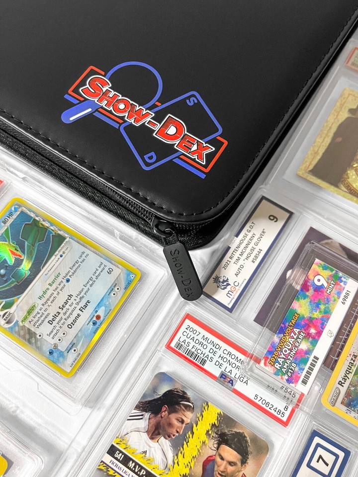 Show-Dex Graded Card Binder Slab Binder Folder PSA MGC etc - 20 Slabs ...