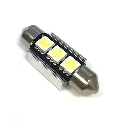 1x Volvo V60 C5W Bright Xenon White 3SMD LED Canbus Number Plate Light ...