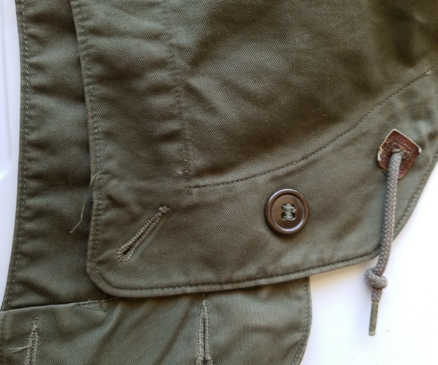 WWII WW2 US M41 FIELD JACKET HOOD (PARSON'S JACKET), DATED 1943 ...