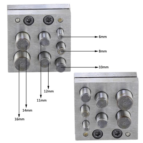 Jewelers Disc Cutter Punch 7 holes Metal Circle Cutting Punching ...