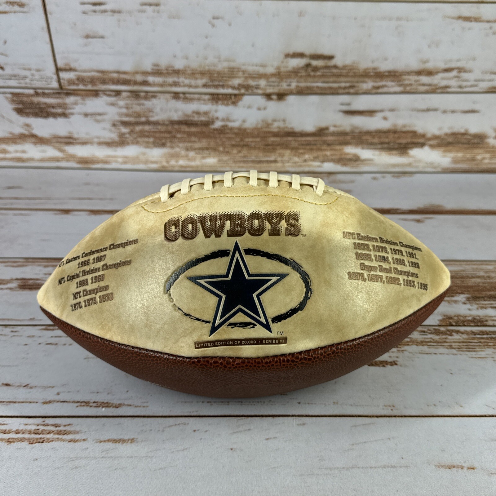 Dallas Cowboys NFL Series MII Limited Edition Of 20,000 Footballs ...