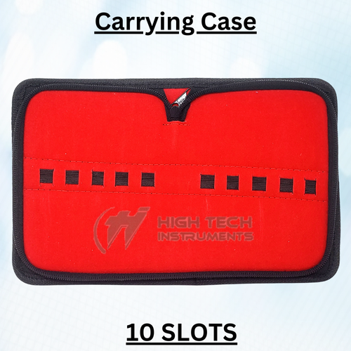 Dental Lab Tool Carrying Case With Zipper & Elastic Loops For Holding ...