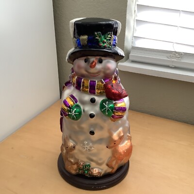 Thomas Pacconi classic Snowman 2004 Classic Rare large 14" HTF ...