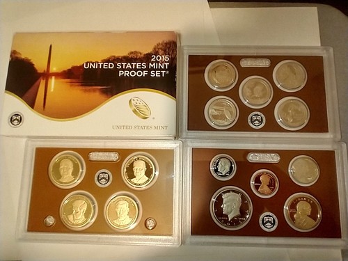 2015-S Clad US Mint Proof Set 14 Coins Original Box OGP and CoA | eBay