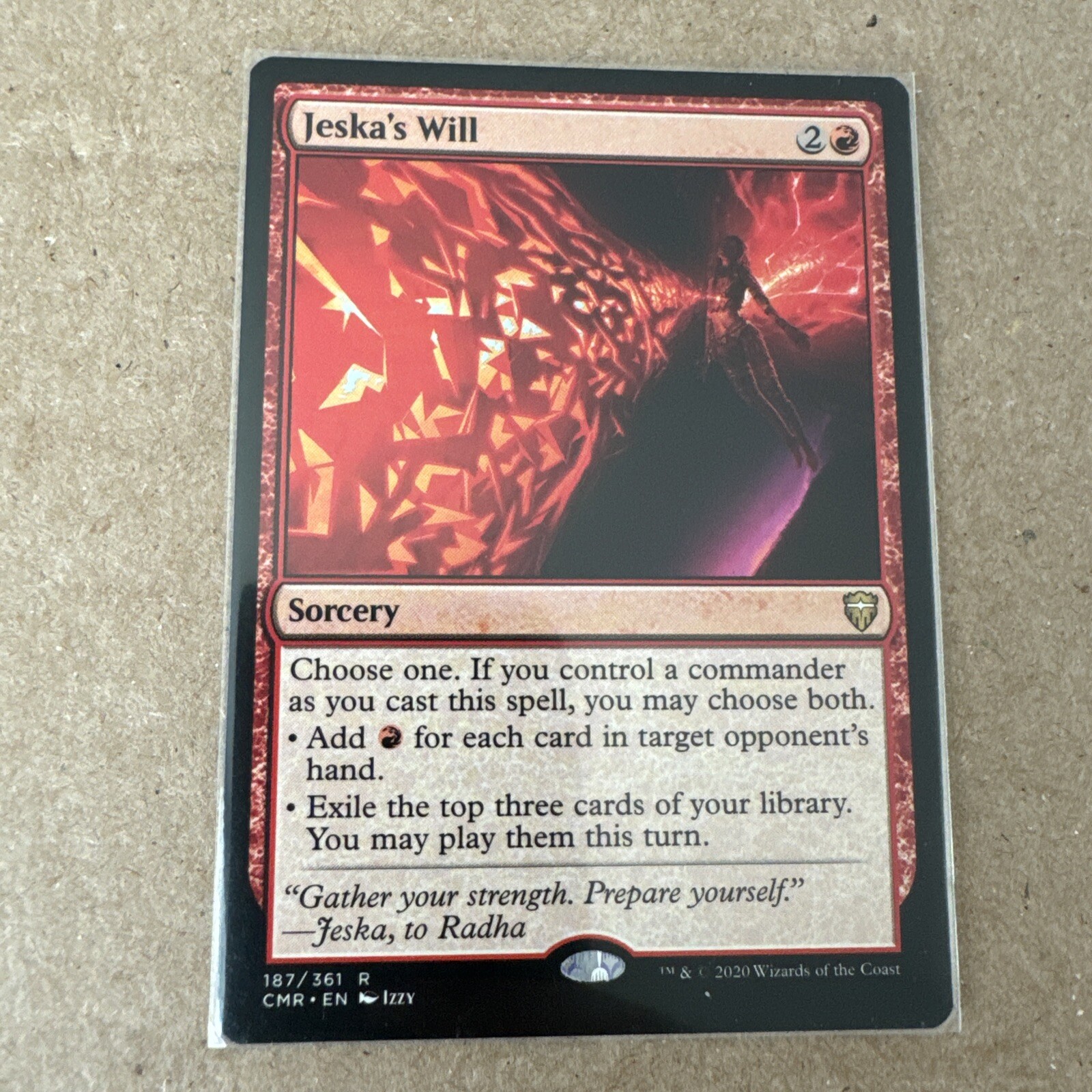 MTG Jeska's Will Commander Legends 187/361 Regular Rare | eBay