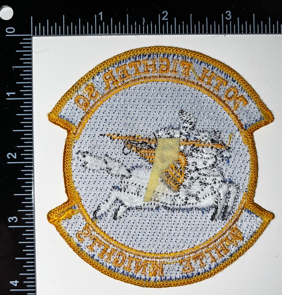 USAF 70th Fighter Squadron White Knights Patch | eBay