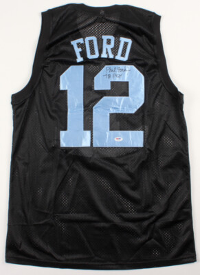 Phil Ford Signed North Carolina Tar Heels Jersey Inscribed "78 POY ...